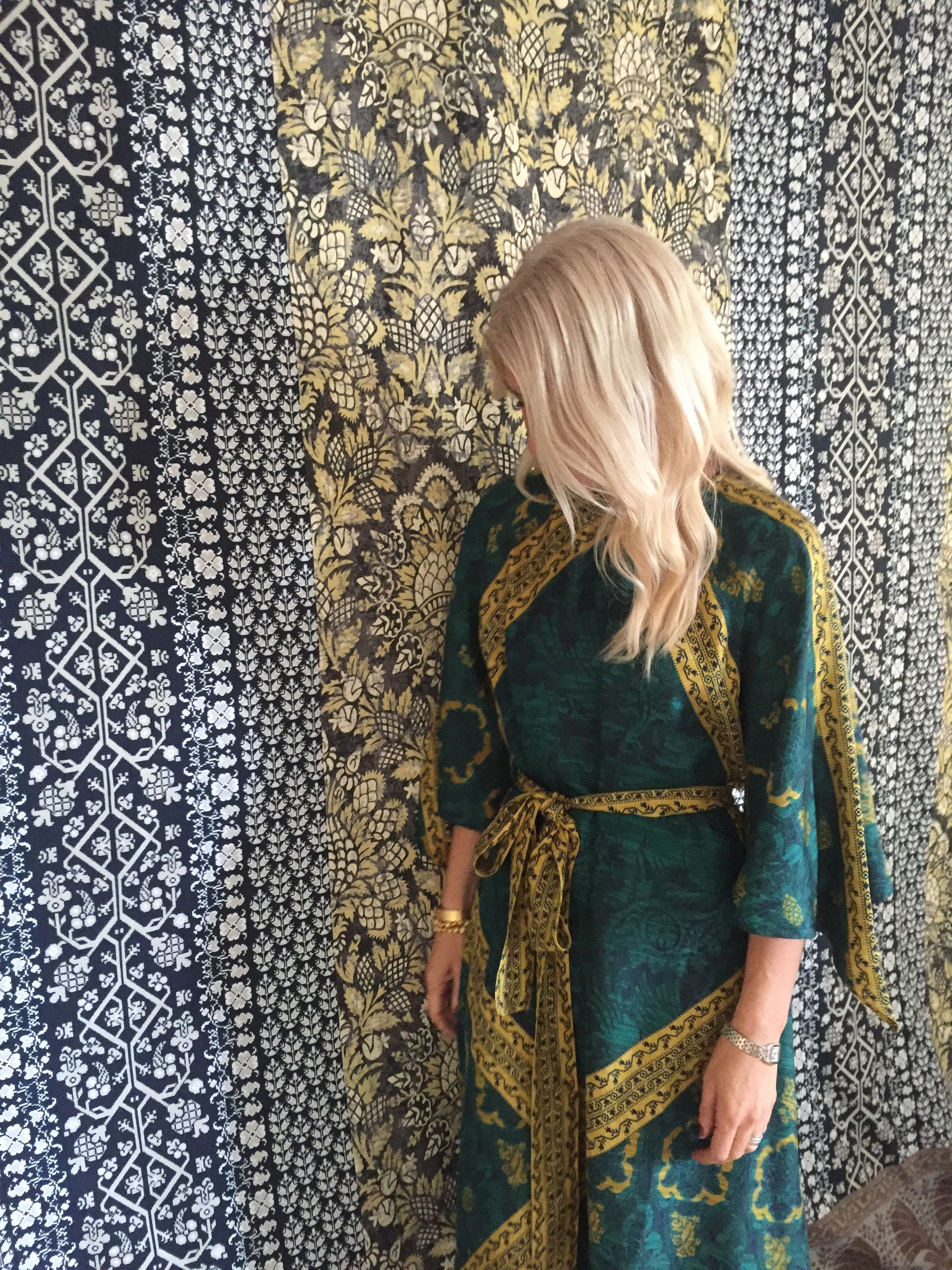 MEDICI SILK DRESS GREEN – Marie & Lola